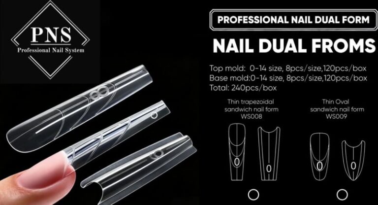 PNS Dual Forms Sandwich - Almond / Oval | PrimeNails.nl